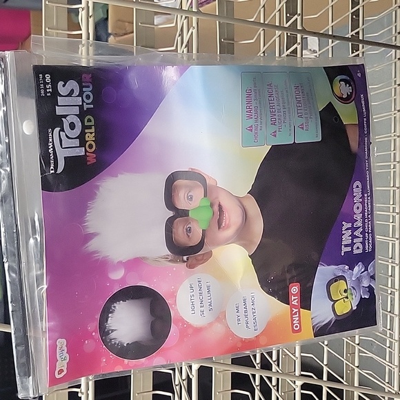 Dreamworks | Costumes | Trolls Tiny Diamond Halloween Face Mask | Poshmark